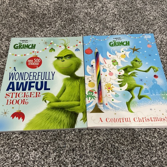 the Grinch | Toys | The Grinch Dr Seuss Sticker Book And Coloring Book ...
